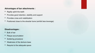 Attachment in Removable Prosthodontics: definition, Types ...