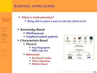 SFSCON23 - Attaullah Buriro - MBBS A Multimodal Behavioral Biometric ...