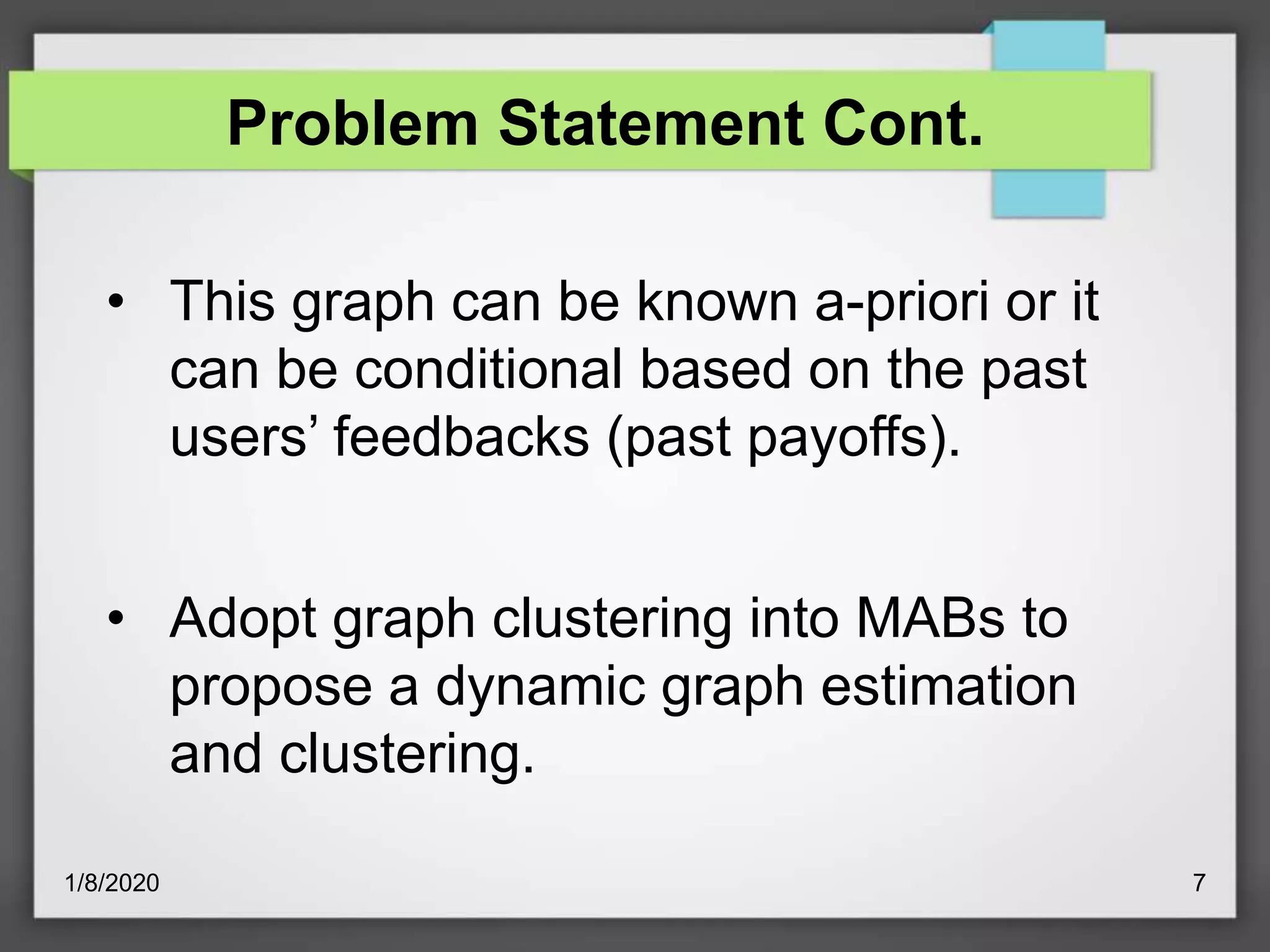 GRAPH-BASED RECOMMENDATION SYSTEM | PPT