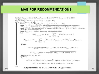 GRAPH-BASED RECOMMENDATION SYSTEM | PPT
