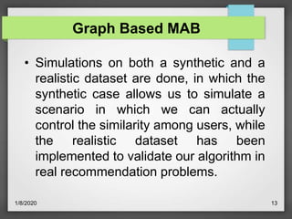 GRAPH-BASED RECOMMENDATION SYSTEM | PPT