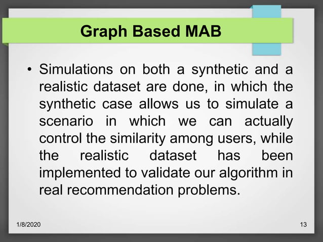 GRAPH-BASED RECOMMENDATION SYSTEM | PPT
