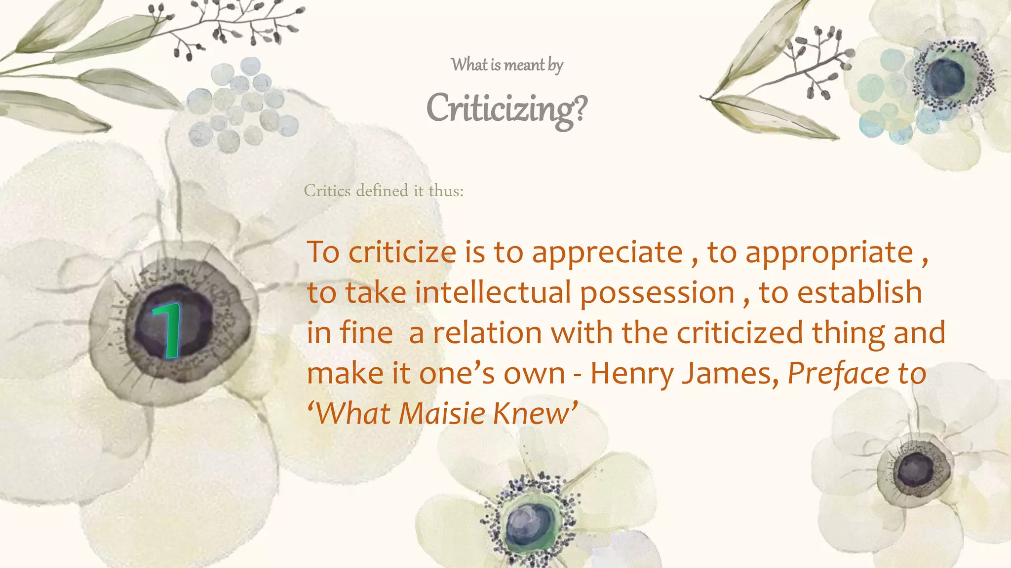 Attempting critical appreciation of a poem | PPTX