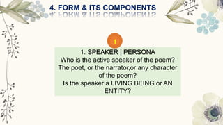 Attempting critical appreciation of a poem | PPTX