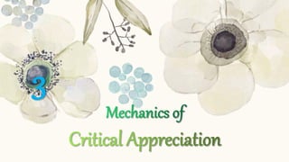 Attempting critical appreciation of a poem | PPTX