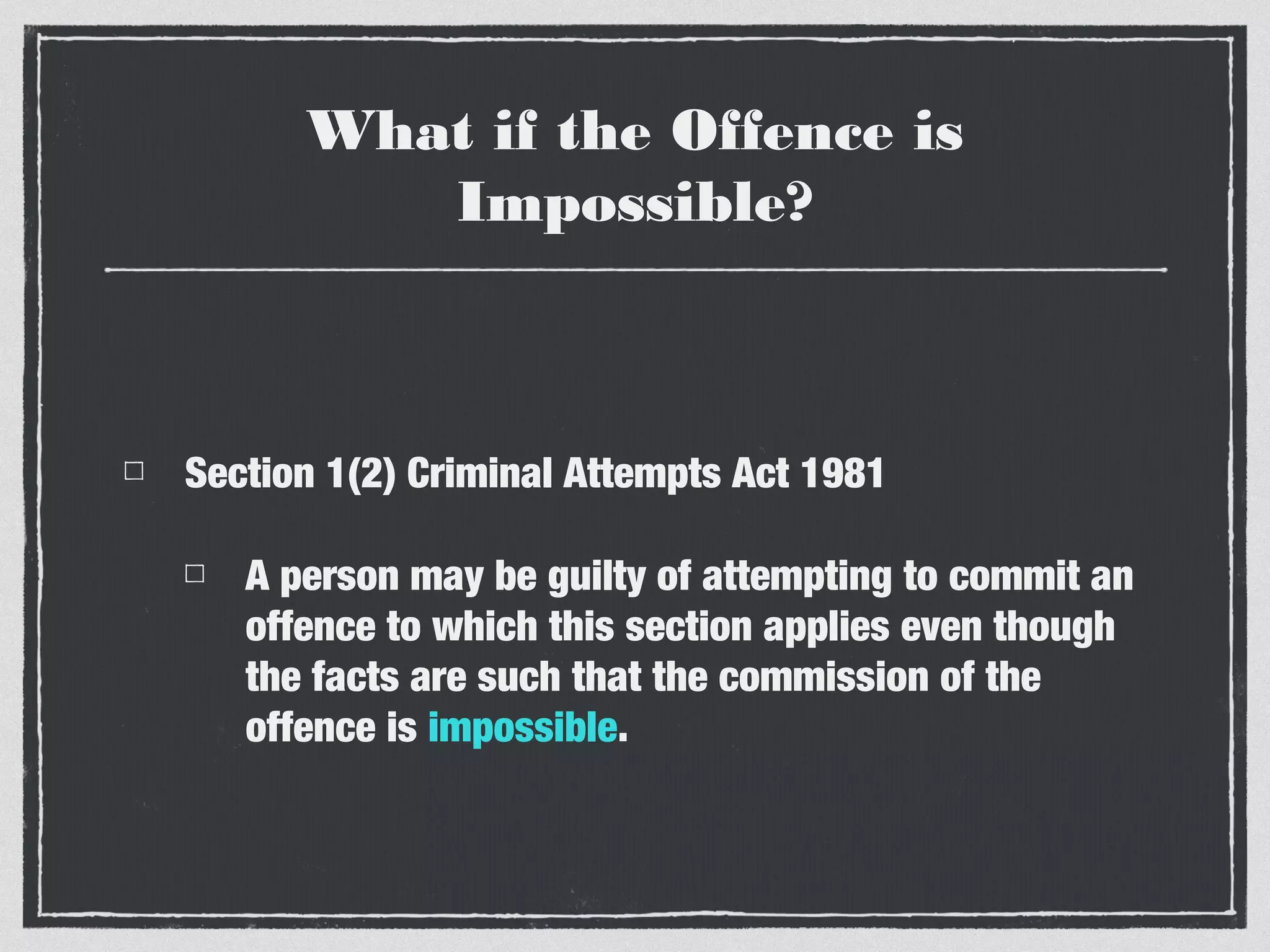 Criminal Attempts | PPT