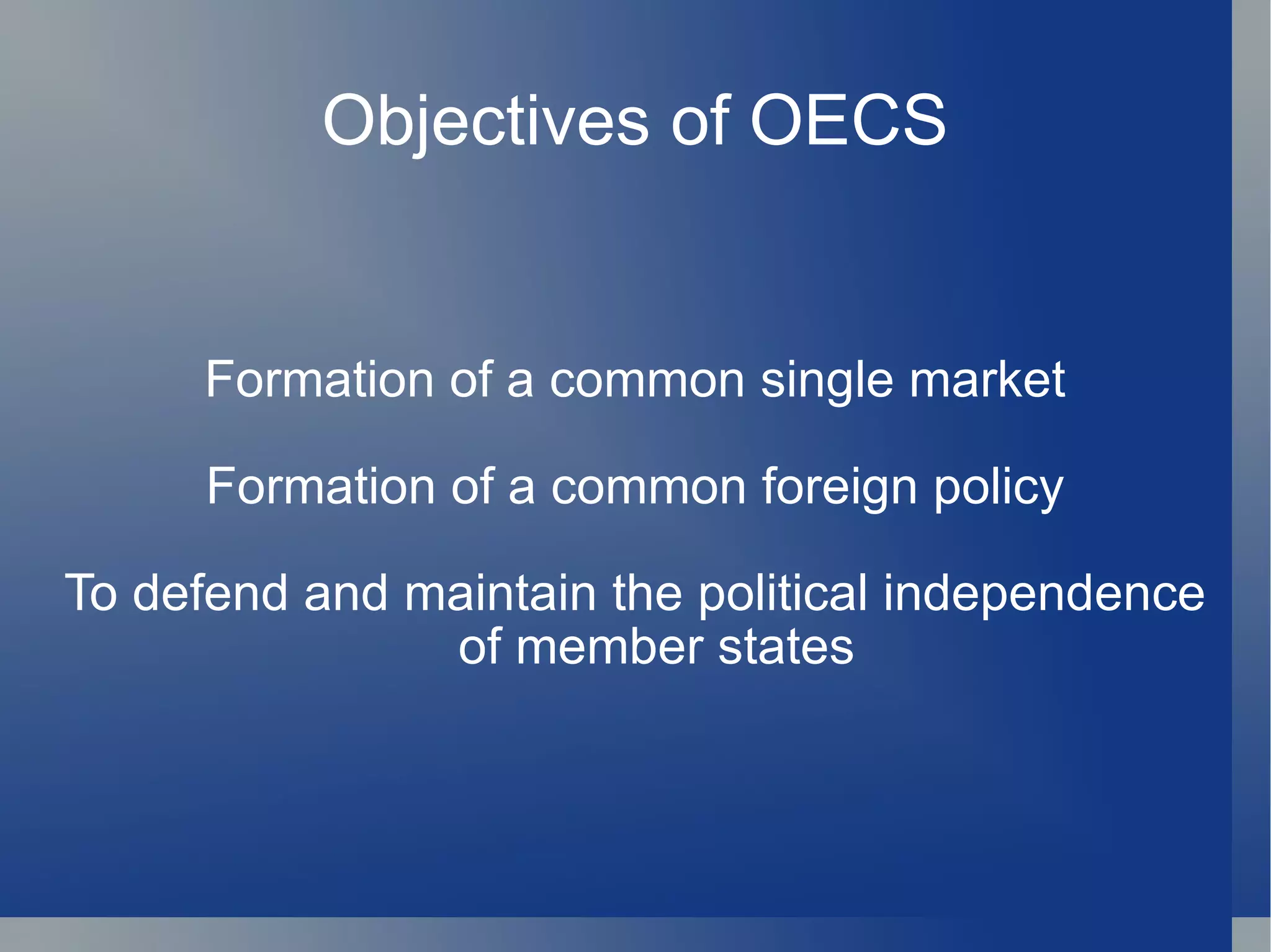 Attempts at regional integration | PPT