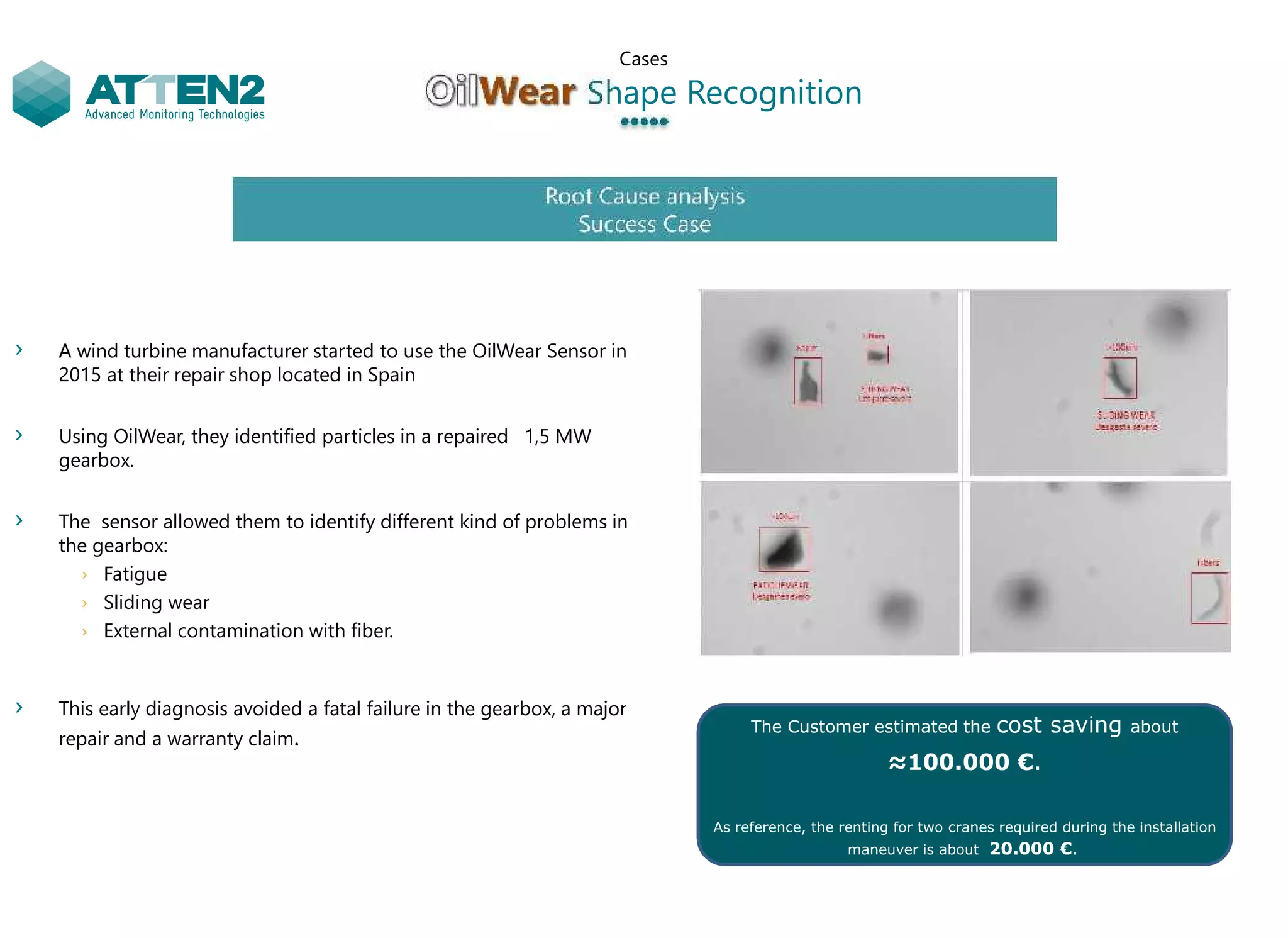 Atten2 sensors for wind generator gearboxes | PDF
