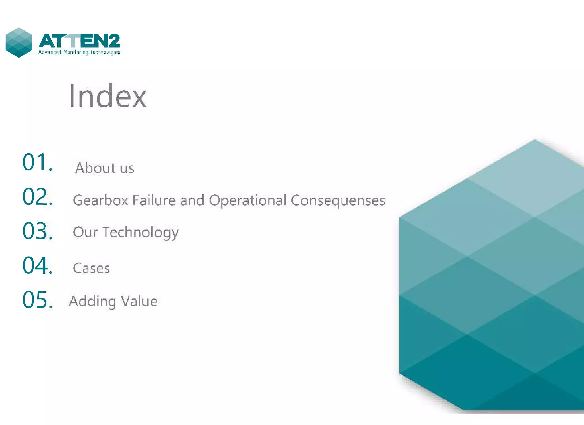 Atten2 sensors for wind generator gearboxes | PDF