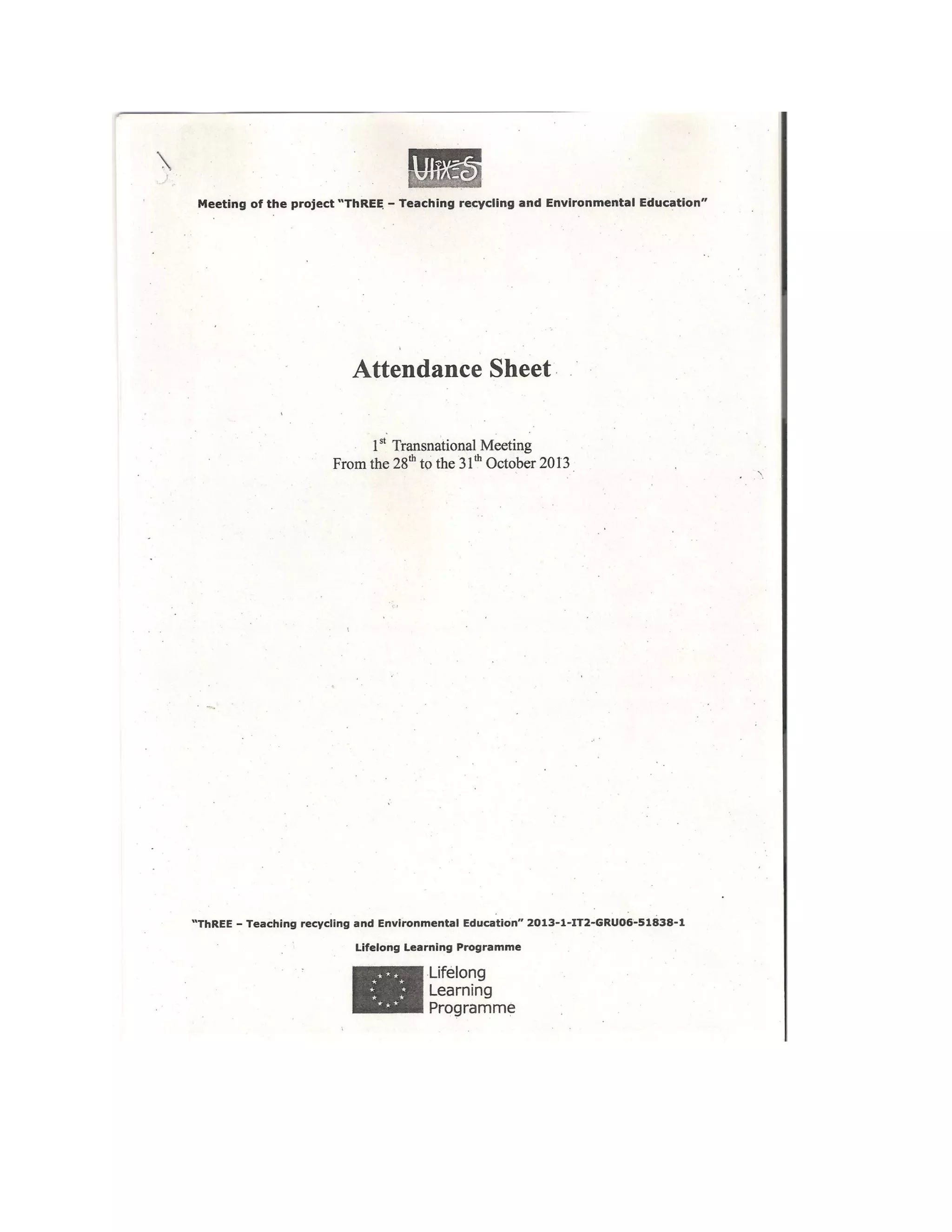 Attendace sheets | PDF