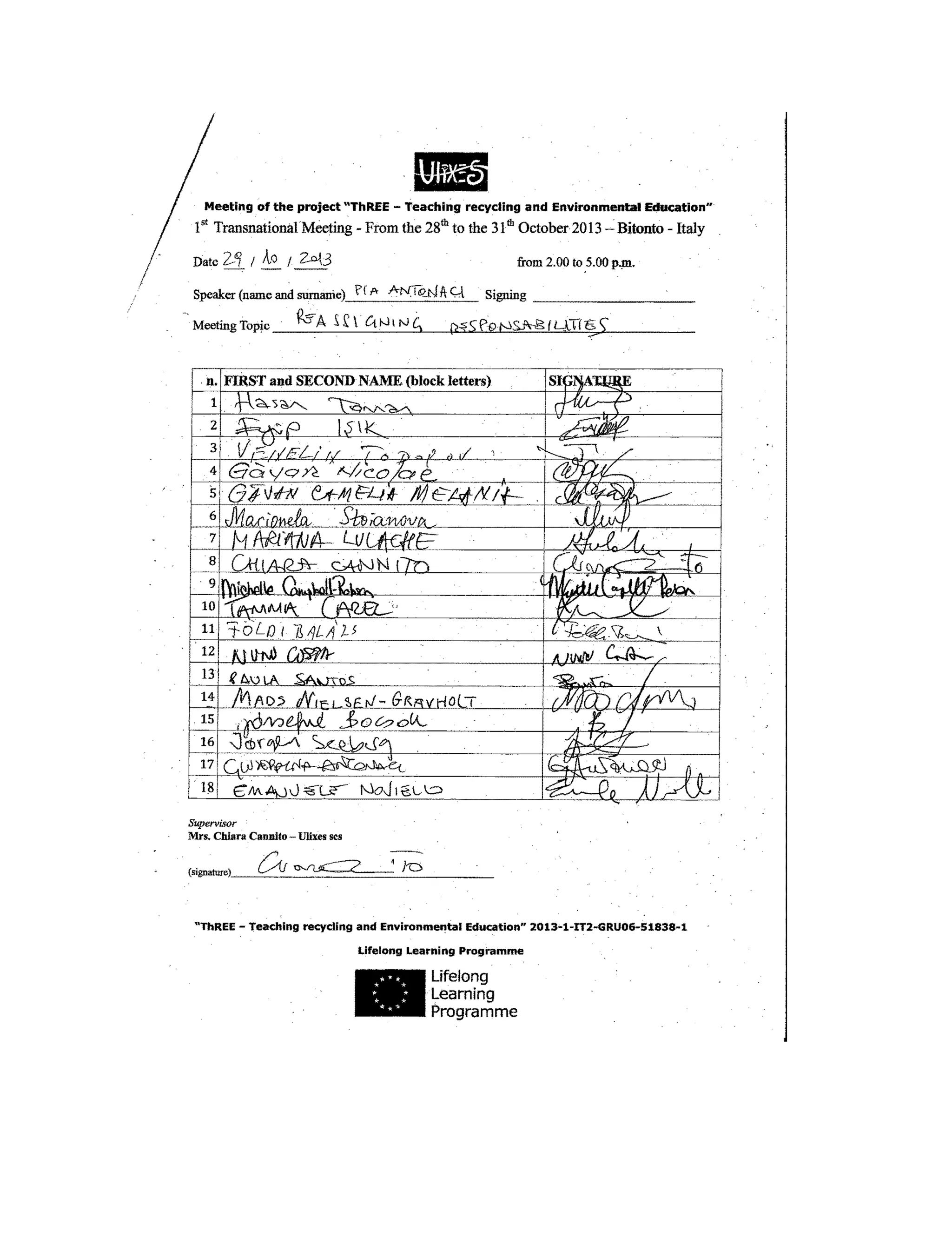 Attendace sheets | PDF