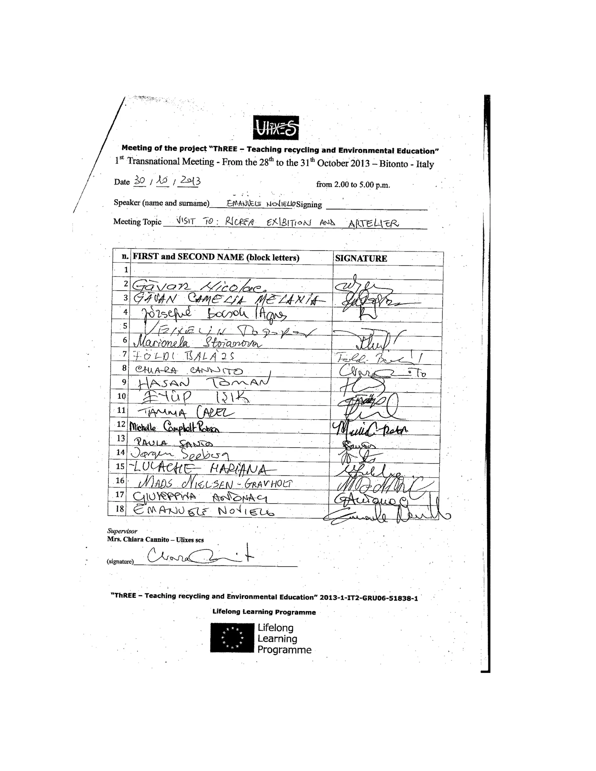 Attendace sheets | PDF