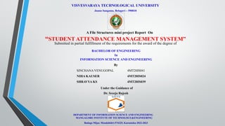 AttendanaceManagementSystemForKeepingTrackOfStusentAttendance.pptx