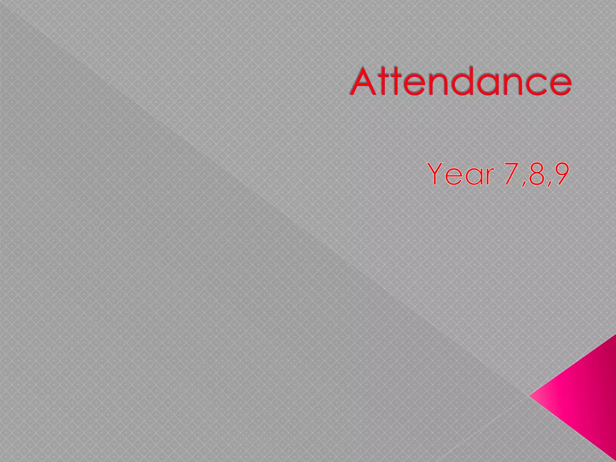 Attendance | PPTX