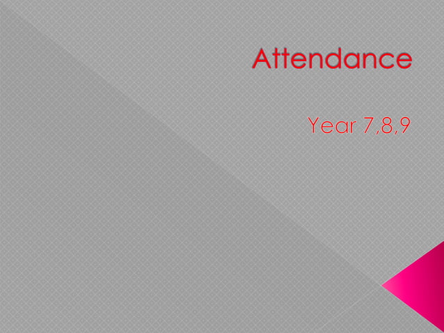 Attendance | PPTX