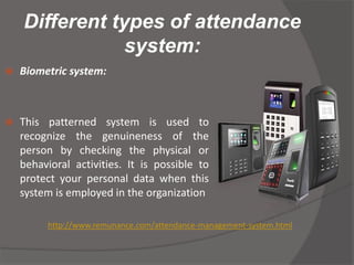 Attendance management-system | PPTX