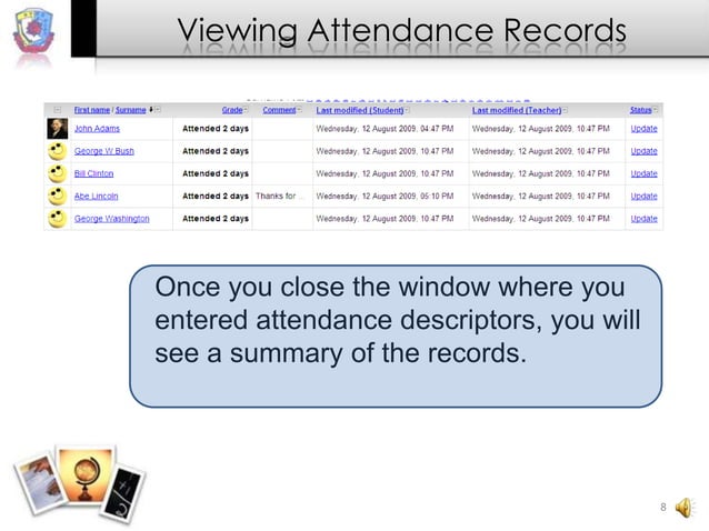 Notre Dame College Moodle Training - Attendance | PPT