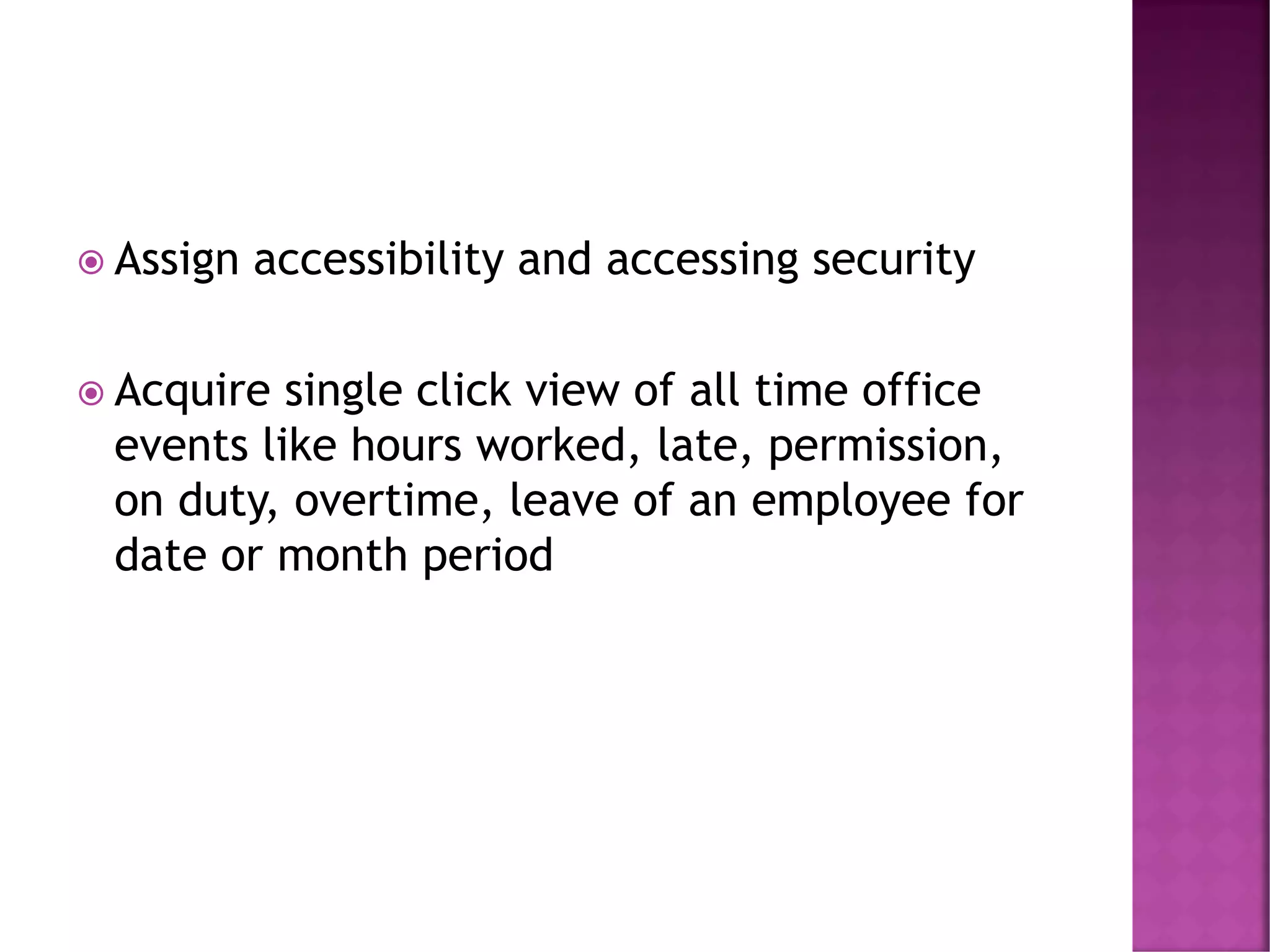 Attendance & leave management system | PDF