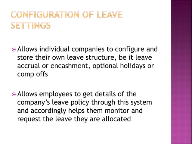 Attendance & leave management system | PPT