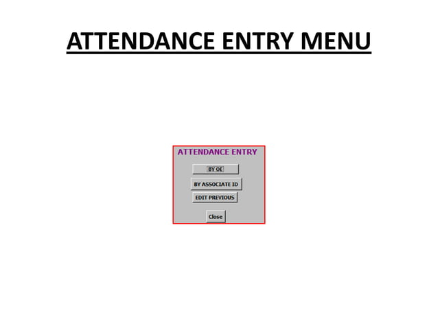 Attendance management system | PPTX