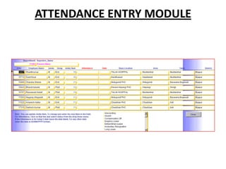 Attendance management system | PPTX
