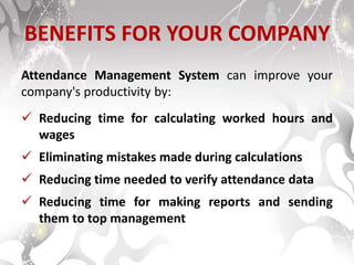 Attendance Management System | PPTX