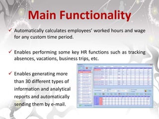 Attendance Management System | PPTX