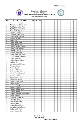 attendance modules.docx