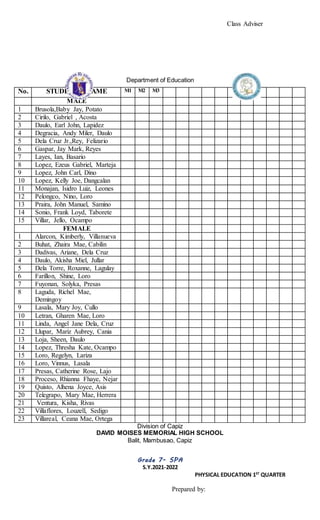 attendance modules.docx