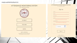Attendance monitoring system using bluetooth | PPSX