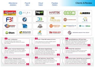 Attendance And Payroll Software AmpleTrails | PPTX