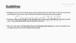 Attendance policy | PPTX