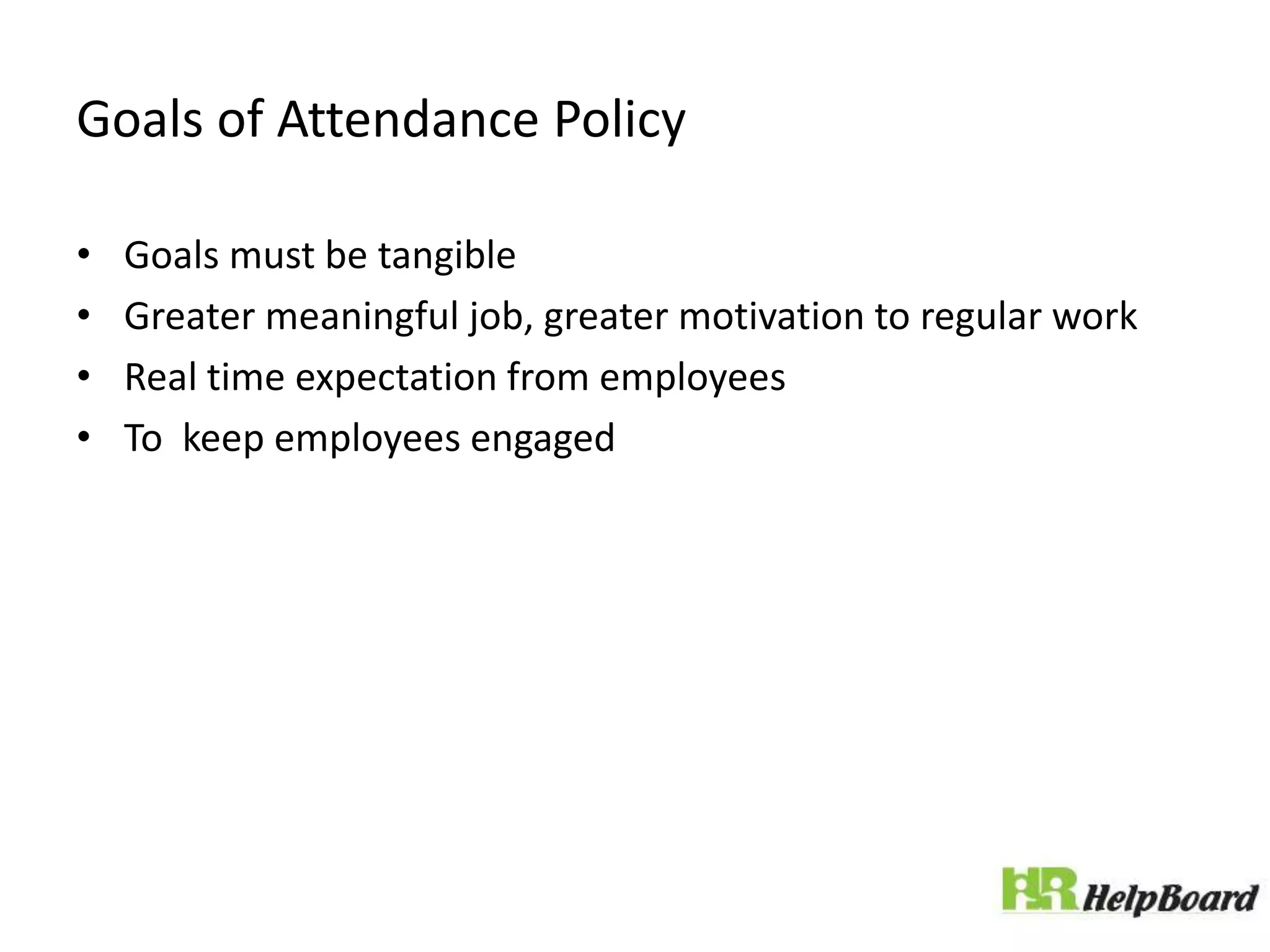 Attendance Policy | PPTX