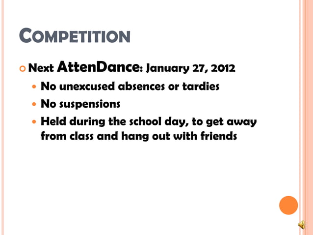 Attendance program | PPTX