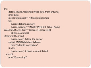 Attendance system using MYSQL with Raspberry pi and RFID-RC522 | PPTX