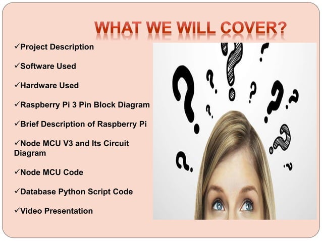 Attendance system using MYSQL with Raspberry pi and RFID-RC522 | PPTX