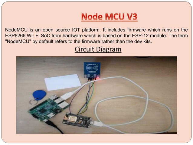 Attendance system using MYSQL with Raspberry pi and RFID-RC522 | PPTX