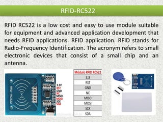 Attendance System using ESP8266(Wi-Fi) with MySQL | PPTX