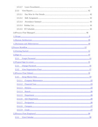 Attendance & time management system | PDF