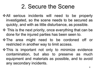 Attending Emergency/Accident and Incident Reporting (With first aid) | PDF