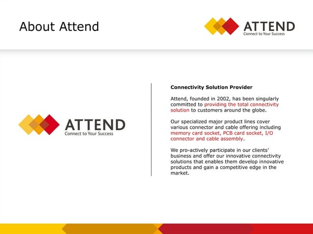ATTEND Company Introduction 201507 | PPT