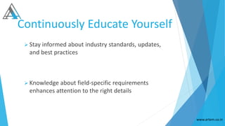 attention to detail.pptx to grow more detail orientated | PPTX