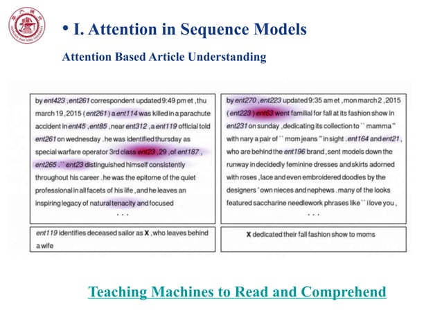 Attention in Deep Learning | PPTX
