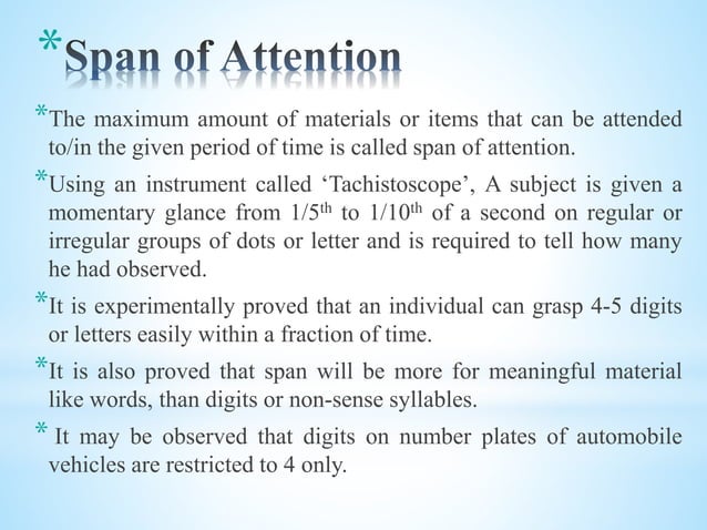 Attention- Cognitive Process- Psychology | PPTX | Science