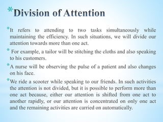 Attention- Cognitive Process- Psychology | PPTX