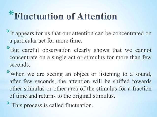 Attention- Cognitive Process- Psychology | PPTX | Science