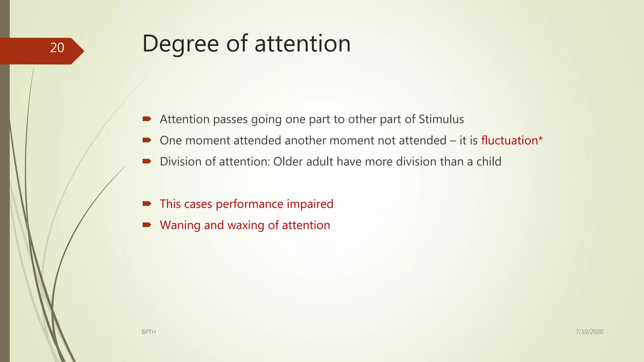Attention (Normal Psychology) | PPTX