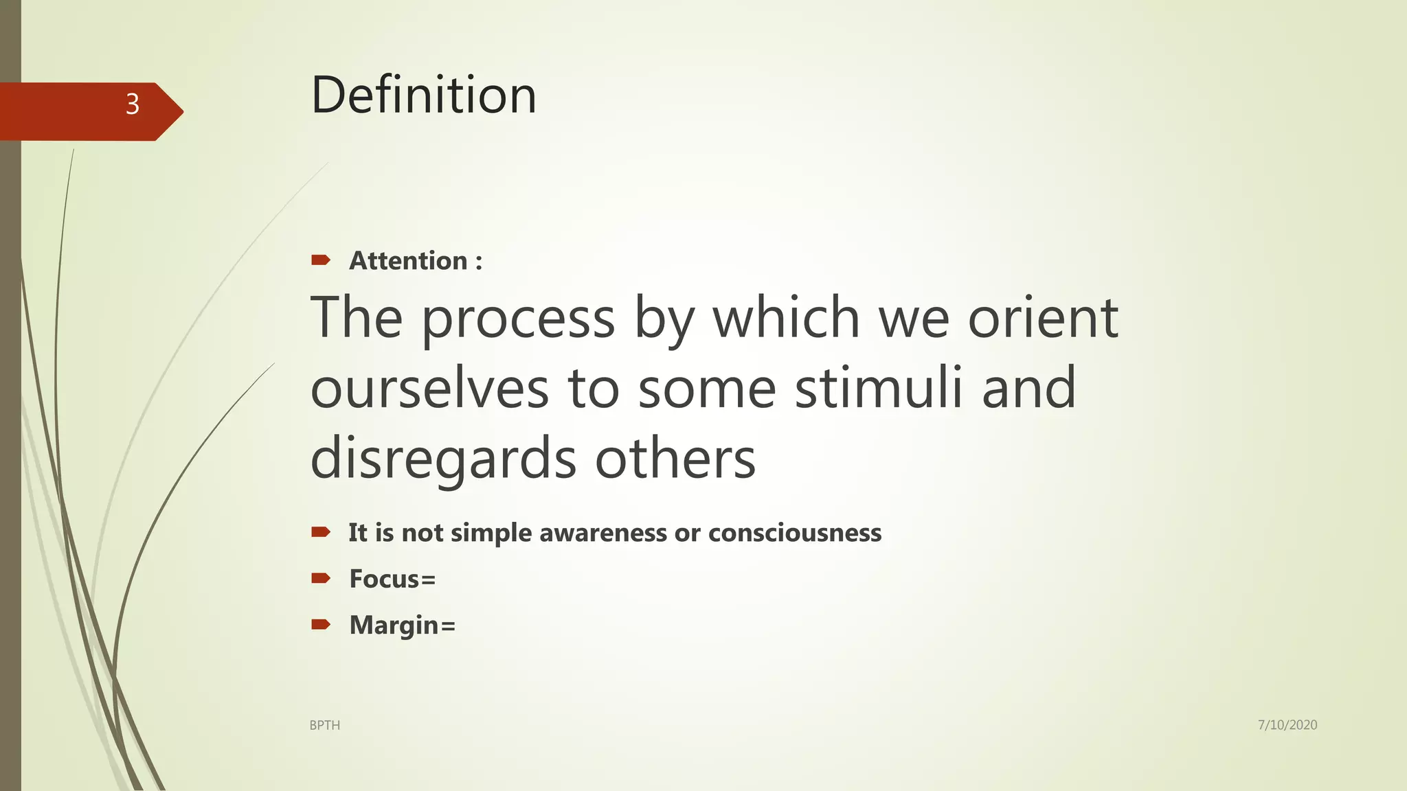 Attention (Normal Psychology) | PPTX