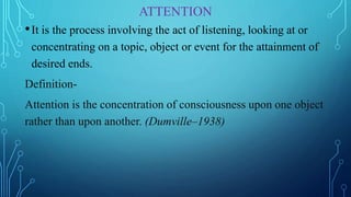 Attention | PPTX | Parenting Babies and Toddlers | Parenting