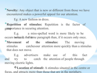 Topic: Attention (Psychology) Unit 2..... | PPTX